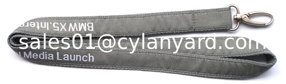 China OEM factory for cheap price polyester neck strap lanyard with double layer stitched supplier