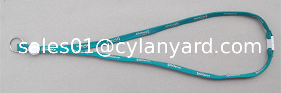 Polyester tubular lanyards with swivel hook J hook, China factory polyester tube straps, supplier