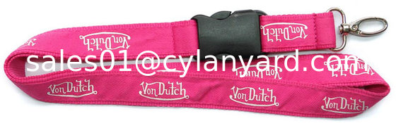 Deluxe and exquisite polyester and woven ribbon double layered neck lanyards, best value, supplier