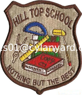 Embroidered national flag patches, garment accessory embroidered badges, T-shirt patches, supplier