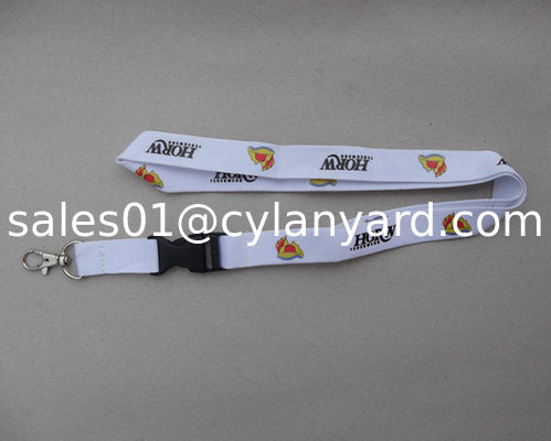 Premium screen printed polyester safety neck lanyards for corporate branding promotion, supplier