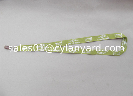 Printed polyester ID card badge lanyards, inexpensive neck lanyards for promotional events supplier