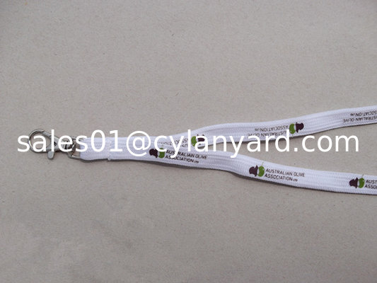Tubular polyester key chain holder lanyard, safety breakaway tube polyester neck straps, supplier