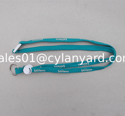 Cheap elastic tubular neck lanyards wholesale, tube elastic fabric badge lanyards in bulk, supplier