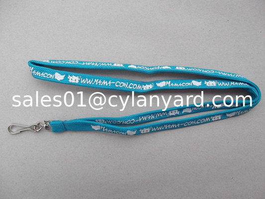 Wholesale tube polyester badge lanyards with simple J hook,cheap price,China manufacturer, supplier