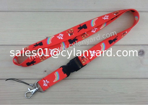 Snowman design printing smart phone lanyards, wholesale Christmas designer neck lanyards, supplier