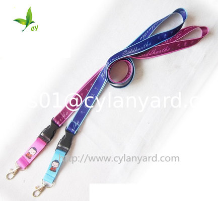 Custom full color printed lanyards, discount designer colorful mobile phone lanyards bulk, supplier