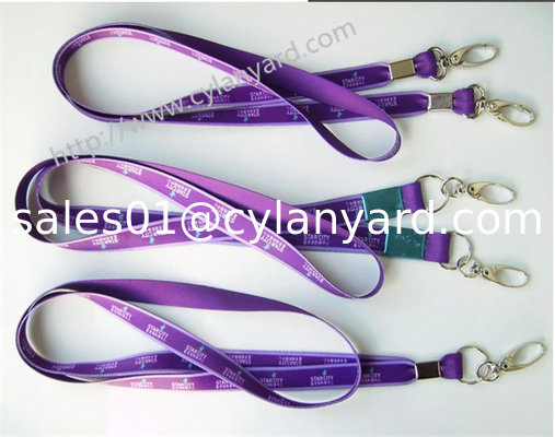 Polyester full color printing id card badge lanyards small wholesale lot, quality printing supplier