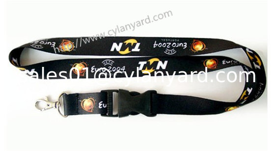 Exquisite full color phone holder lanyards with metal card clip, sublimation print process supplier