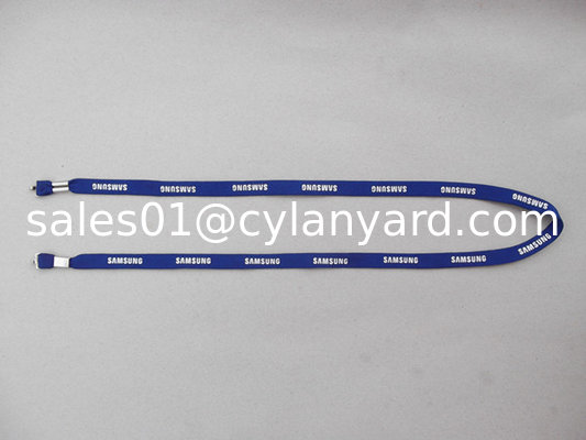 Tube polyester lanyards, custom tubular polyester badge neck strap lanyards cheap price, supplier