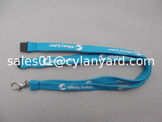 Tube polyester lanyards, custom tubular polyester badge neck strap lanyards cheap price, supplier
