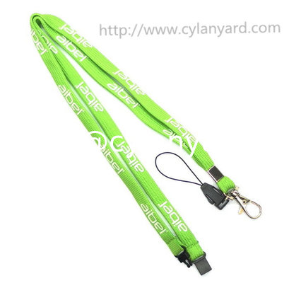 Lanyard manufacturer China for custom tube polyester neck strap lanyard with metal hook, supplier