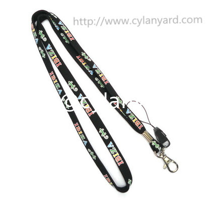 Elastic round rope cord phone holder lanyard with adjustable toggle, comfortable to wear, supplier
