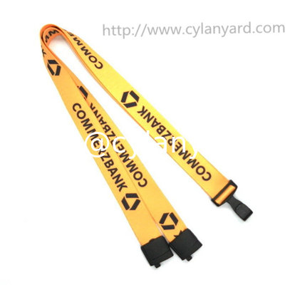 American national flag printed lanyard with ABS detachable buckle and metal clasp hook, supplier