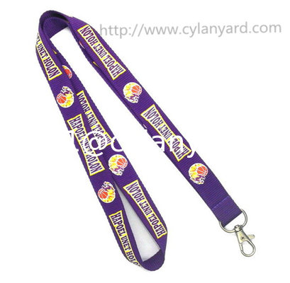 Promotional neck lanyards with metal clasp hook, China lanyard factory for custom lanyards supplier