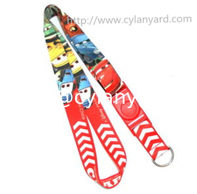 Designer full color printing neck strap lanyard with ABS detachable buckle and metal hook, supplier