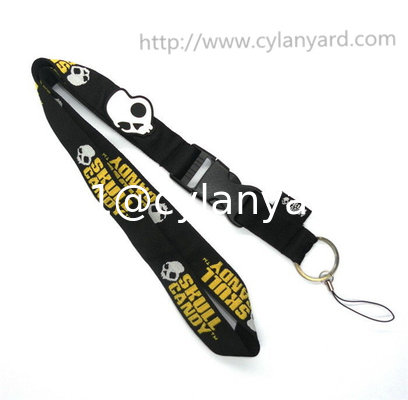 Custom made woven lanyards, single sided jacquard letters and logo, cheap prices, supplier