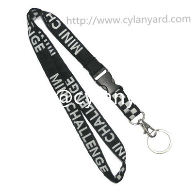 Custom made woven lanyards, single sided jacquard letters and logo, cheap prices, supplier