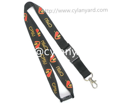 China lanyard factory for cheap imprint neck lanyards with ABS detachable buckle, supplier