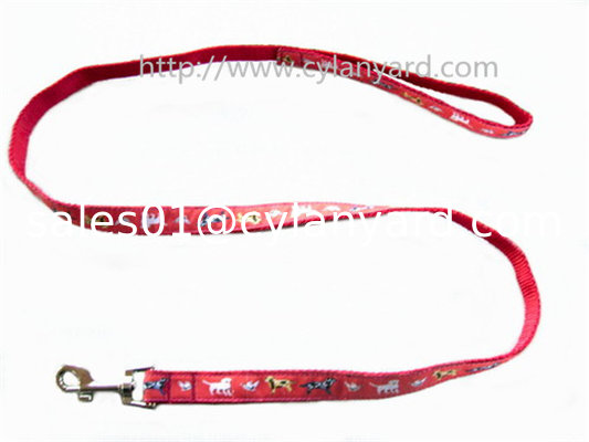 Printed lanyard dog collar and leash gift set, double layered dog collars and leads, supplier