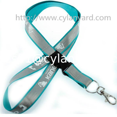 Safety visible reflective lanyard ribbon, visible at night, reflective strap lanyards, supplier