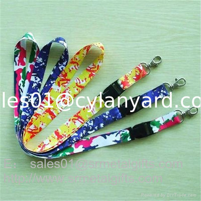 Heat transfe full color print id badge holder lanyards, produced to your specifications supplier