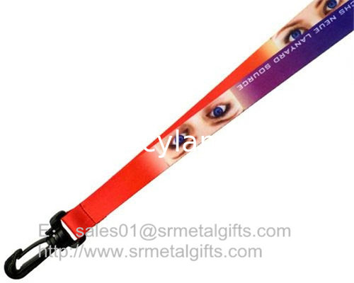 Custom full color branding logo lanyards, bespoke full color print ribbon lanyards, supplier