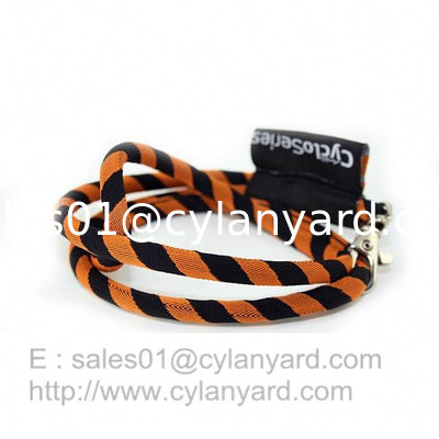 Tube polyester badge lanyard with retractable pull reel, badge reel tubular neck straps, supplier