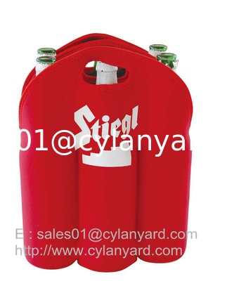 Neoprene beer bottle cooler with zipper, high graded neoprene bottle coolers, supplier