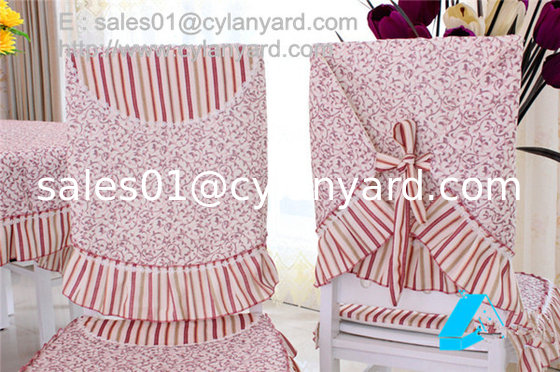 Inexpensive heavy duty cotton dining tablecloths and chair covers wholesale, supplier