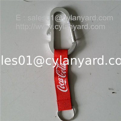 Camping carabiner wrist strap lanyards, functional camping carabiner lanyards, supplier