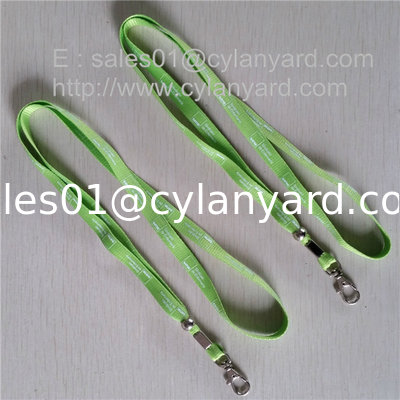 Dyed colored polyester badge lanyards with ABS buckle release, coloured lanyards, supplier