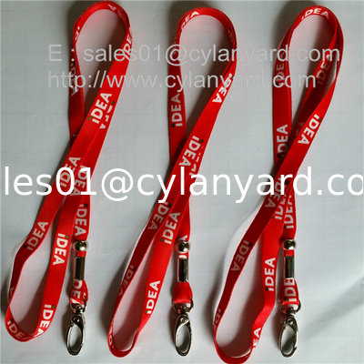 Dye sublimation id badge lanyards with plastic retractable pull reel, supplier