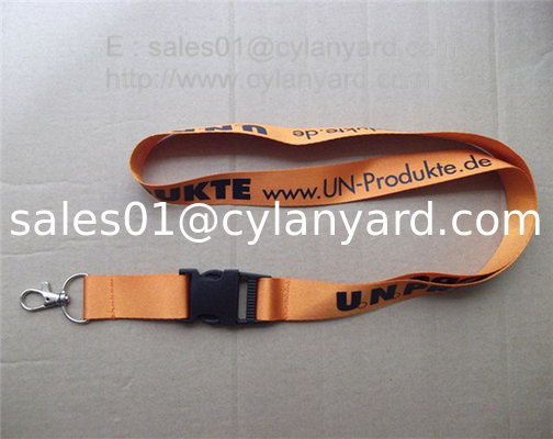 Business printed nylon strap ribbon, imprinted nylon ribbon with swivel card clip, supplier