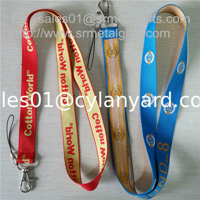 1 inch woven jacquard id badge ribbons wholesale, custom polyester woven lanyards, supplier
