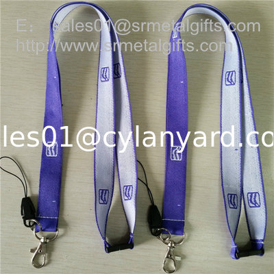 1 inch woven jacquard id badge ribbons wholesale, custom polyester woven lanyards, supplier