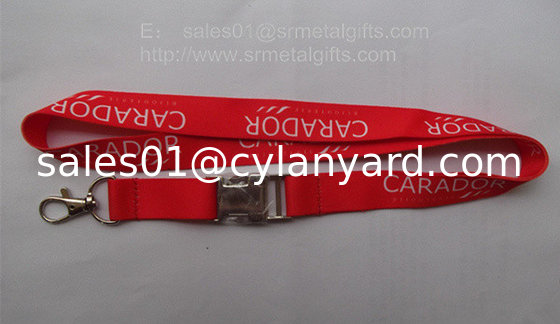 Metal release buckle sublimation lanyards, sublimated lanyard with metal detachable buckle supplier