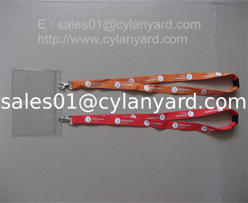 Lanyards and straps for plastic name badge sleeve holder, supplier