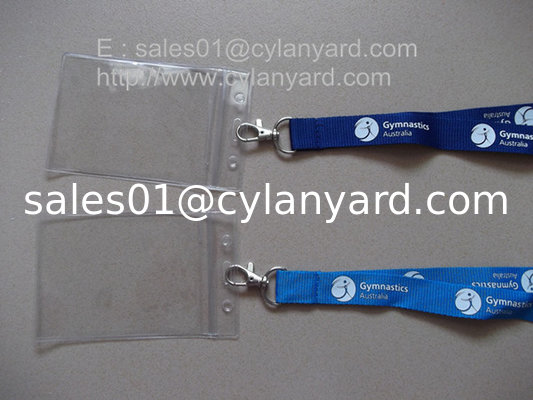 polyester ID tag lanyards, ID badge holder lanyards, supplier