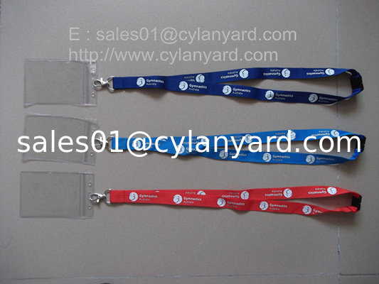 polyester ID tag lanyards, ID badge holder lanyards, supplier