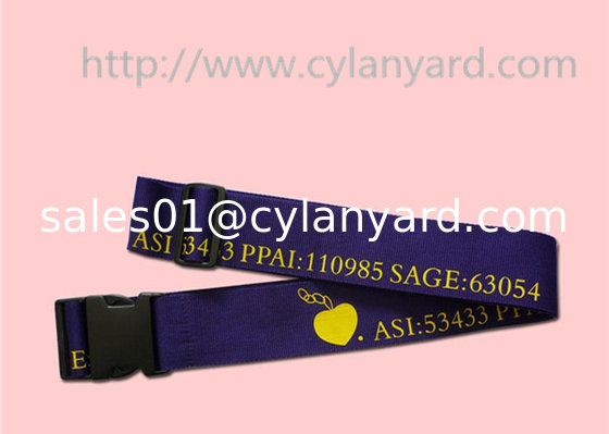 security travel belt strap for suitcase, heavy duty belt lanyards, supplier
