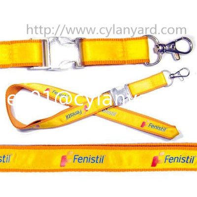 Custom satin lanyards, double-layer satin ribbon lanyards, supplier