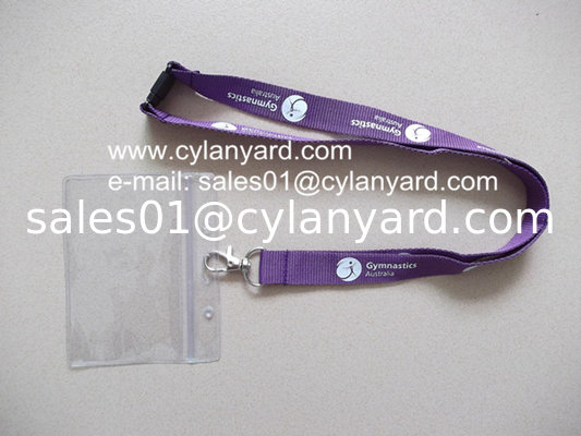 Cheap printed neck lanyards, colour lanyard with id badge, supplier