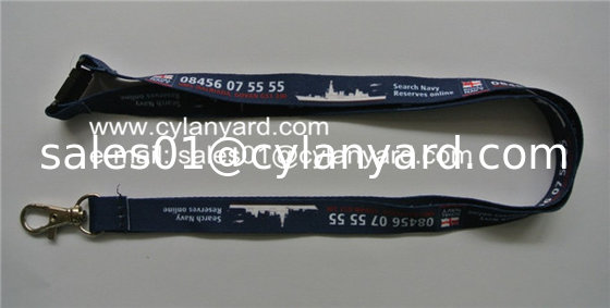 Full color sublimation neck lanyard with swivel clip and breakaway, supplier