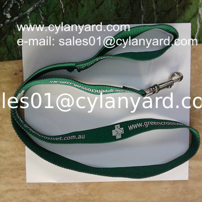 Dye sublimation polyester lanyard dog collar and dog leash set, supplier