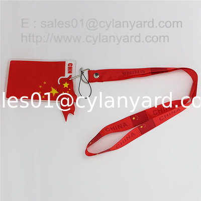 Customized sublimated lanyard with heavy duty metal snap hook supplier