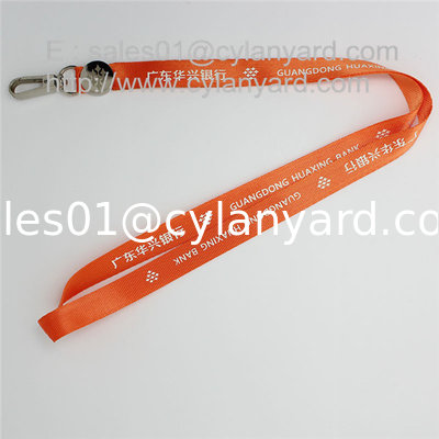 High graded nylon badge lanyard with rivet and ABS release buckle supplier