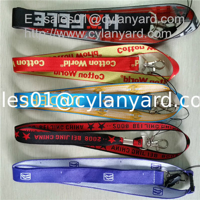 Personalized woven lanyard with swivel release buckle wholesale supplier
