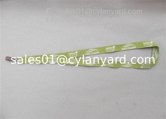 Personalized polyester rivet lanyard with plastic release buckle supplier