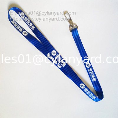 Plain nylon id lanyard with hard plastic card sleeve holder supplier